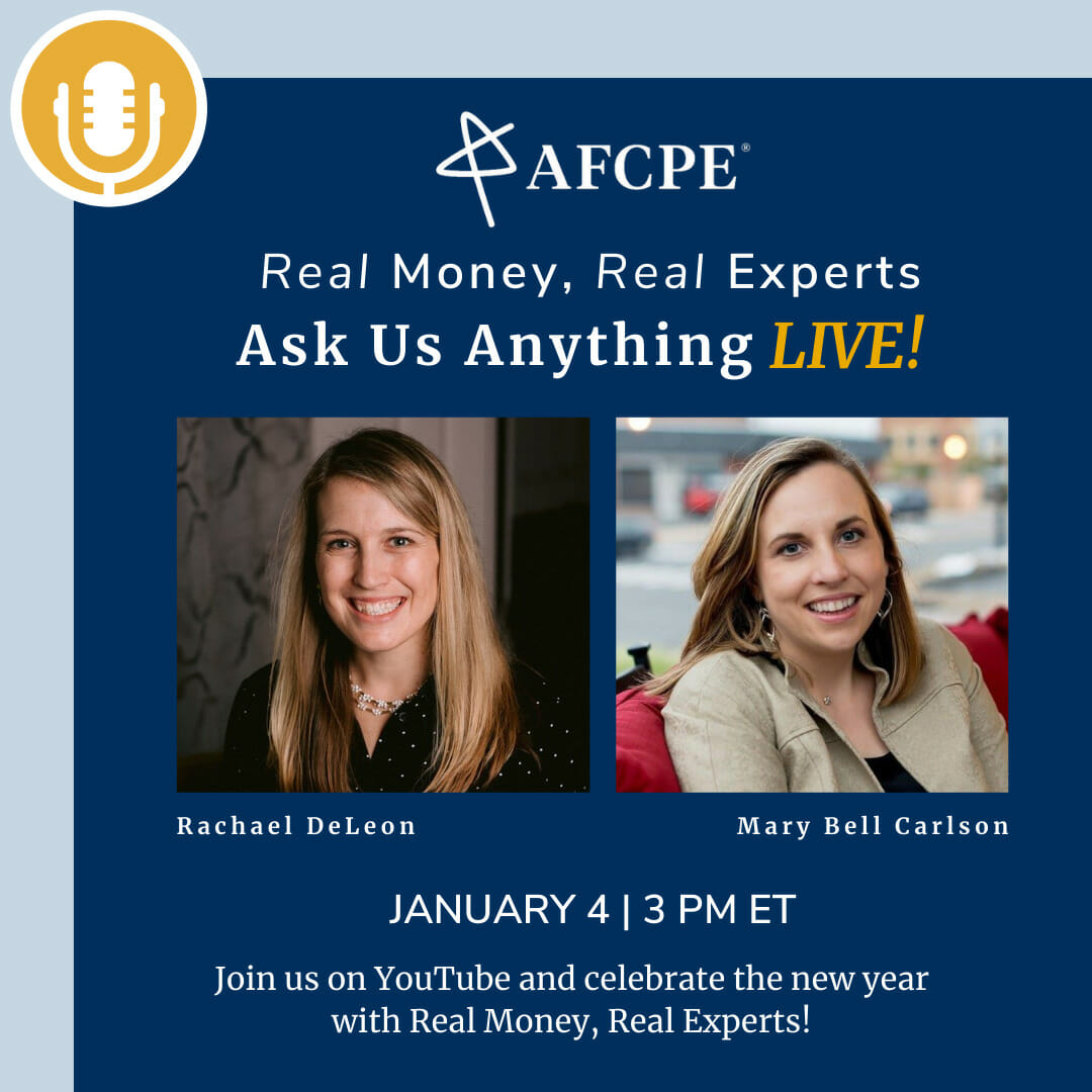 Real Money, Real Experts: Ask Us Anything - AFCPE