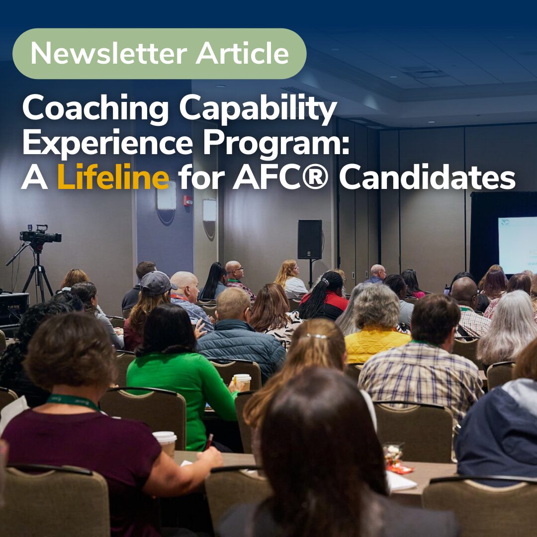 Coaching Program Available for AFC Candidates