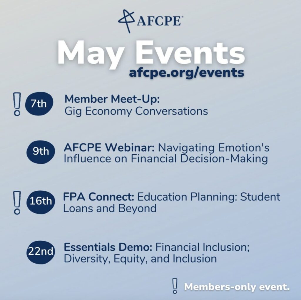 AFCPE® | Upcoming Events